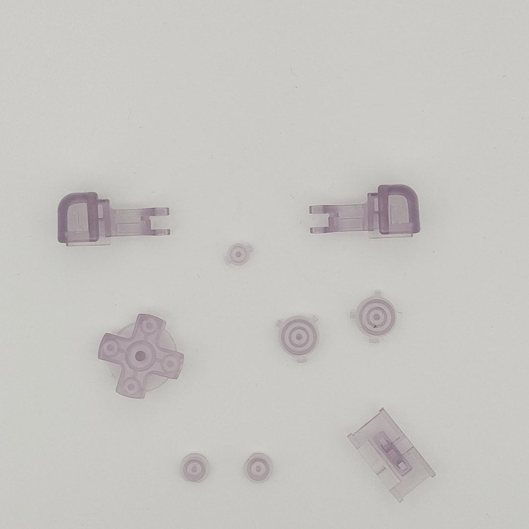 Game Boy Advance SP Replacement Buttons — Retro Modding