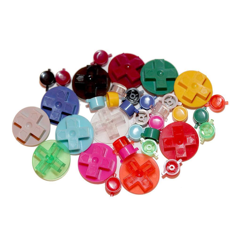 Game Boy DMG Replacement Buttons (NES Style) — Retro Modding