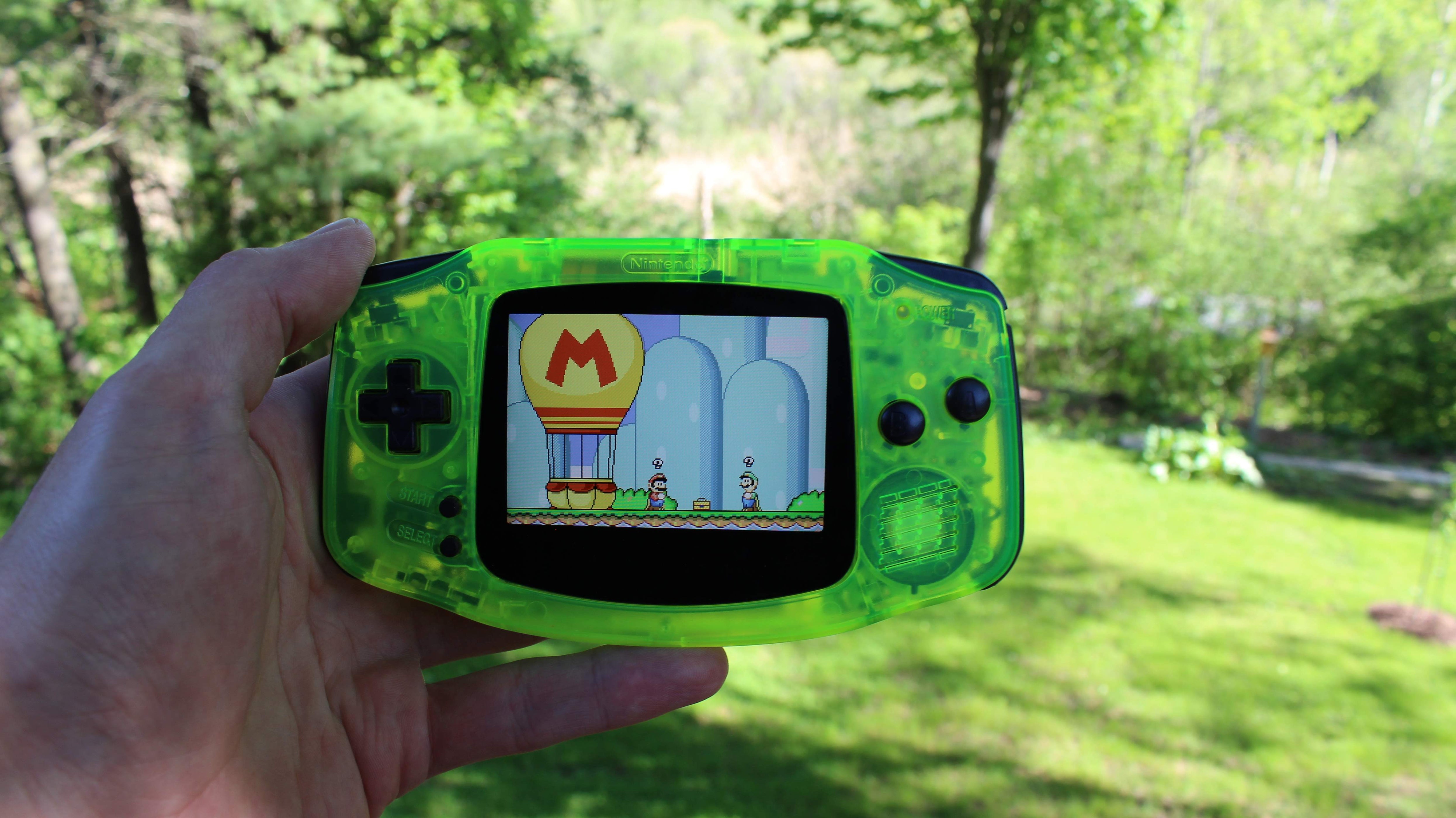 Funny Playing IPS LCD for Game Boy Advance — Retro Modding