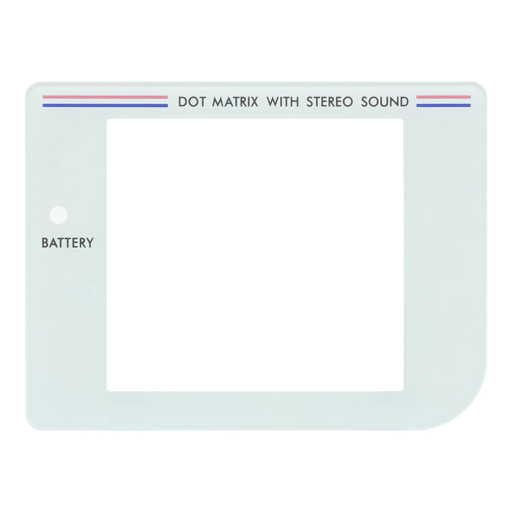 Dot Matrix Glass Screen Lens for Game Boy — Retro Modding